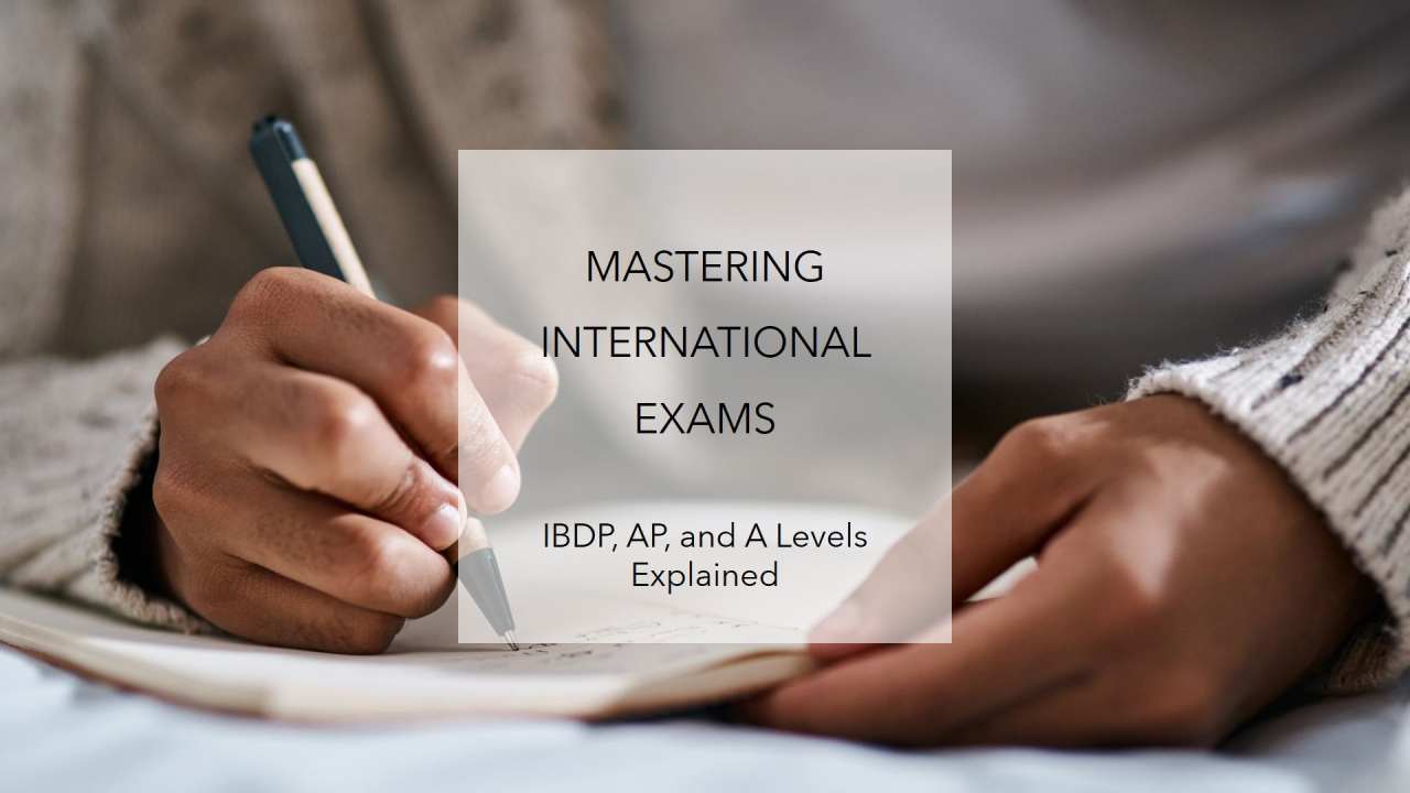 Understanding IBDP, AP, and A Levels Understanding IBDP, AP, and A Levels