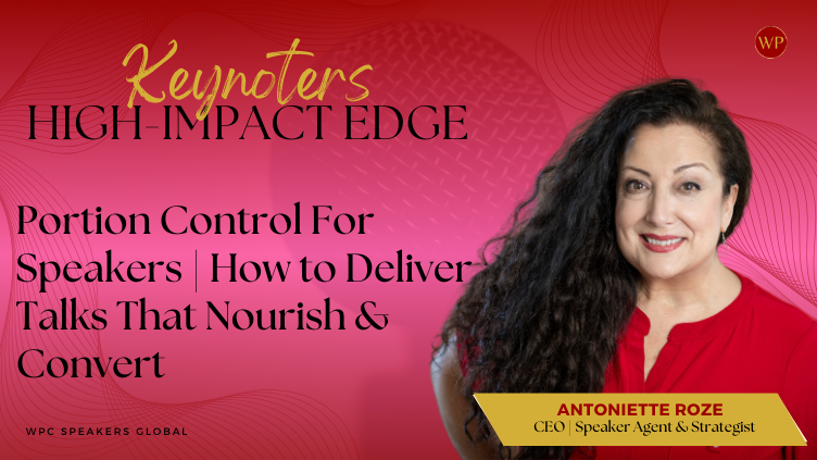 Portion Control for Speakers | How to Deliver Talks That Nourish & Convert Portion Control for Speakers | How to Deliver Talks That Nourish & Convert