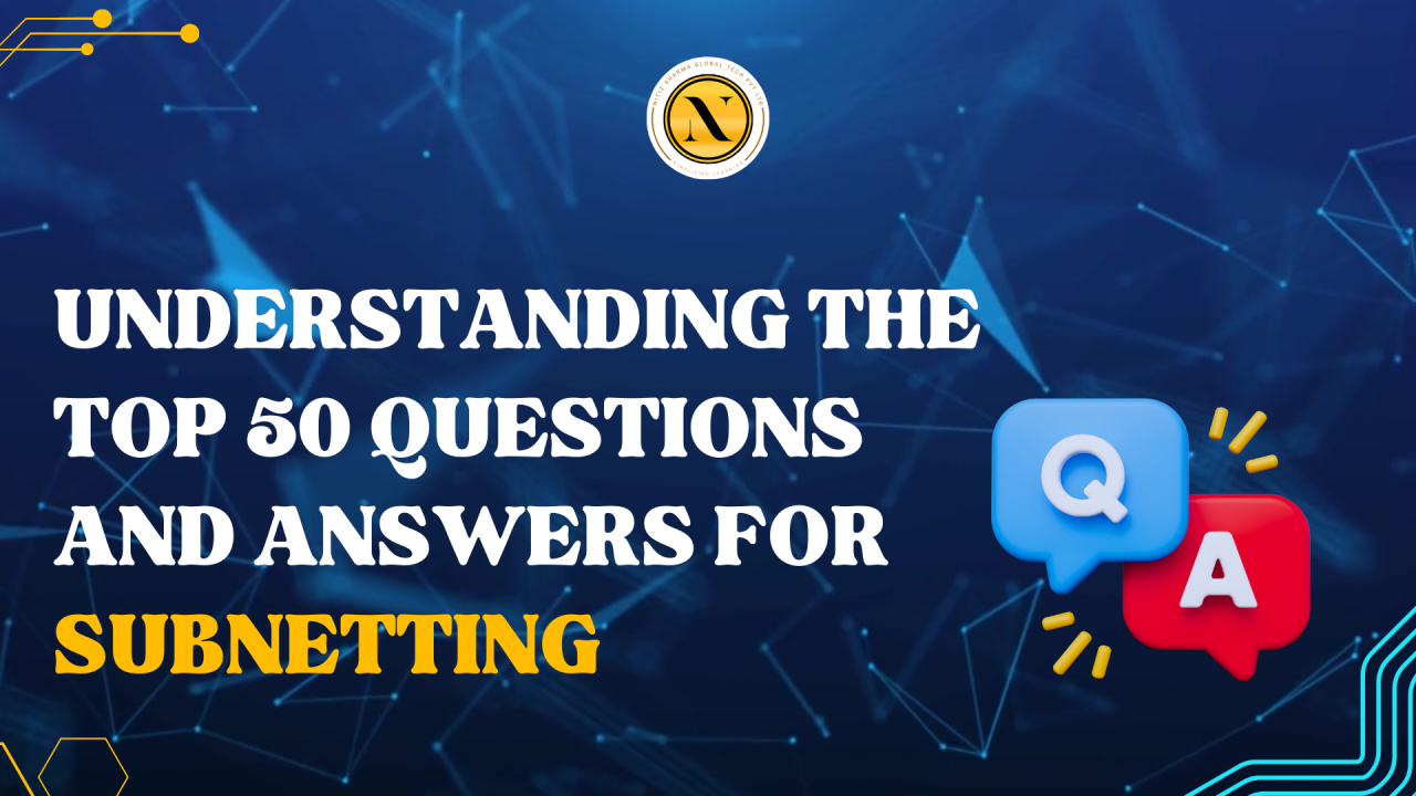 UNDERSTANDING THE TOP 50 QUESTIONS AND ANSWERS FOR SUBNETTING UNDERSTANDING THE TOP 50 QUESTIONS AND ANSWERS FOR SUBNETTING
