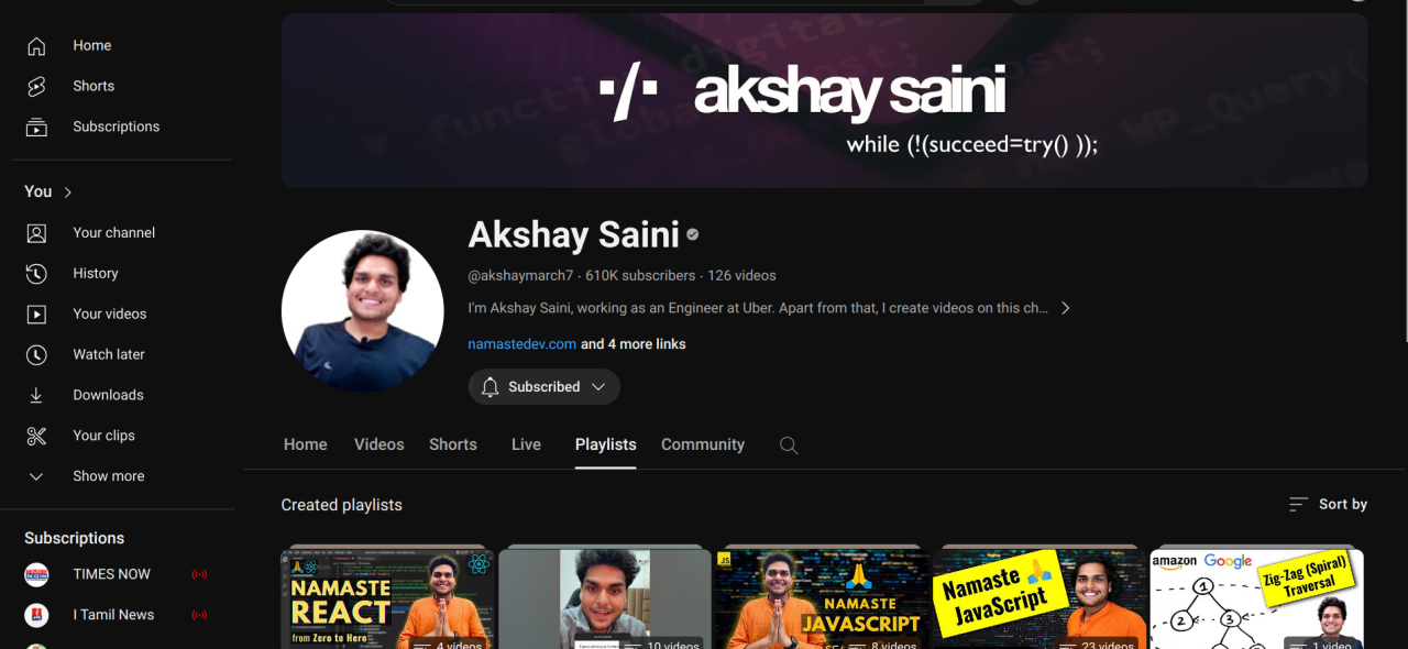 Embarking on my JavaScript Journey with Akshay Saini! | SHARATH KUMAR Embarking on my JavaScript Journey with Akshay Saini! | SHARATH KUMAR