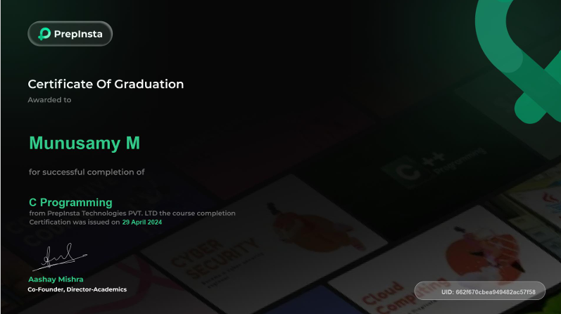 Course completion Course completion