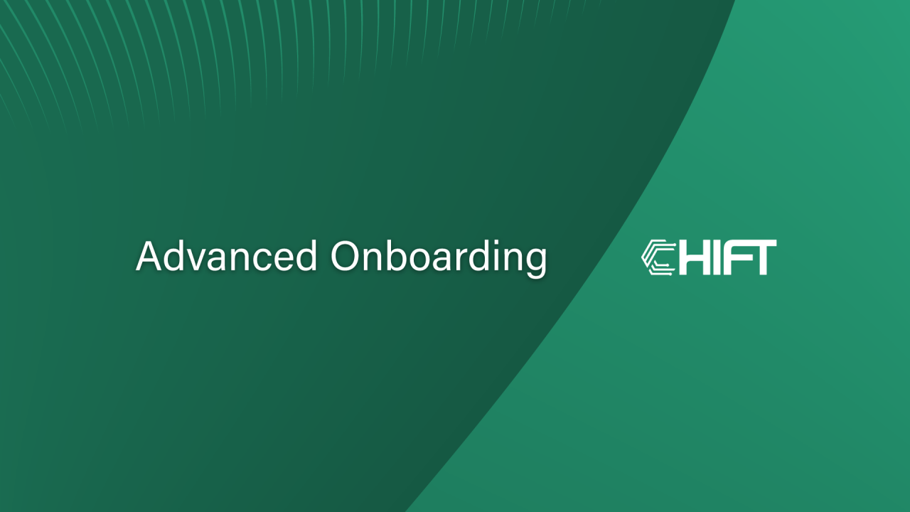 New Feature: Advanced Onboarding New Feature: Advanced Onboarding