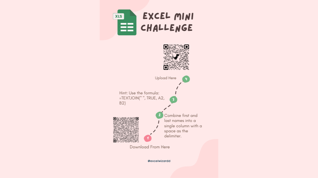 🏆 Excel Mini Challenge: Merge Data with TEXTJOIN 🏆 🏆 Excel Mini Challenge: Merge Data with TEXTJOIN 🏆