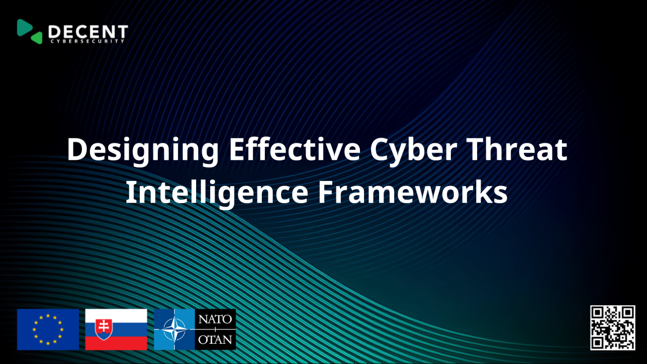 Designing Effective Cyber Threat Intelligence Frameworks Designing Effective Cyber Threat Intelligence Frameworks