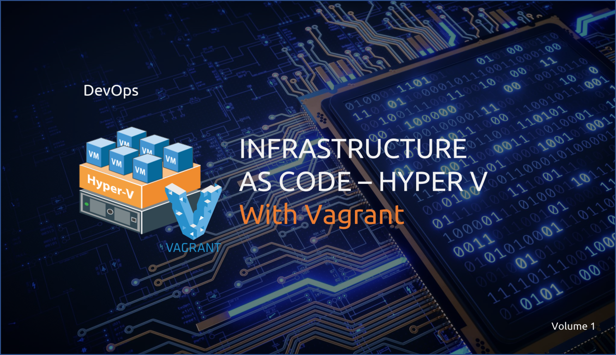 Infrastructure As Code 👩💻 – Hyper V With Vagrant Infrastructure As Code 👩💻 – Hyper V With Vagrant