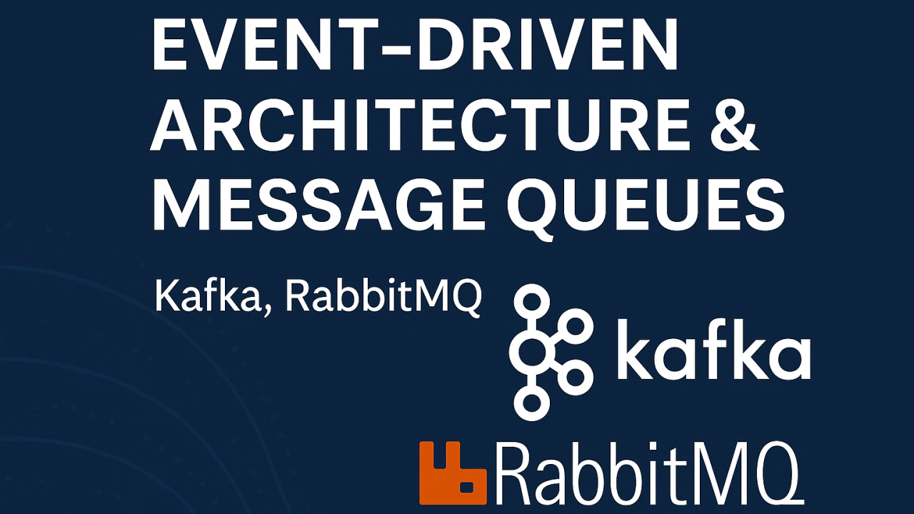 Event-Driven Architecture & Message Queues: Kafka, RabbitMQ Explained Event-Driven Architecture & Message Queues: Kafka, RabbitMQ Explained