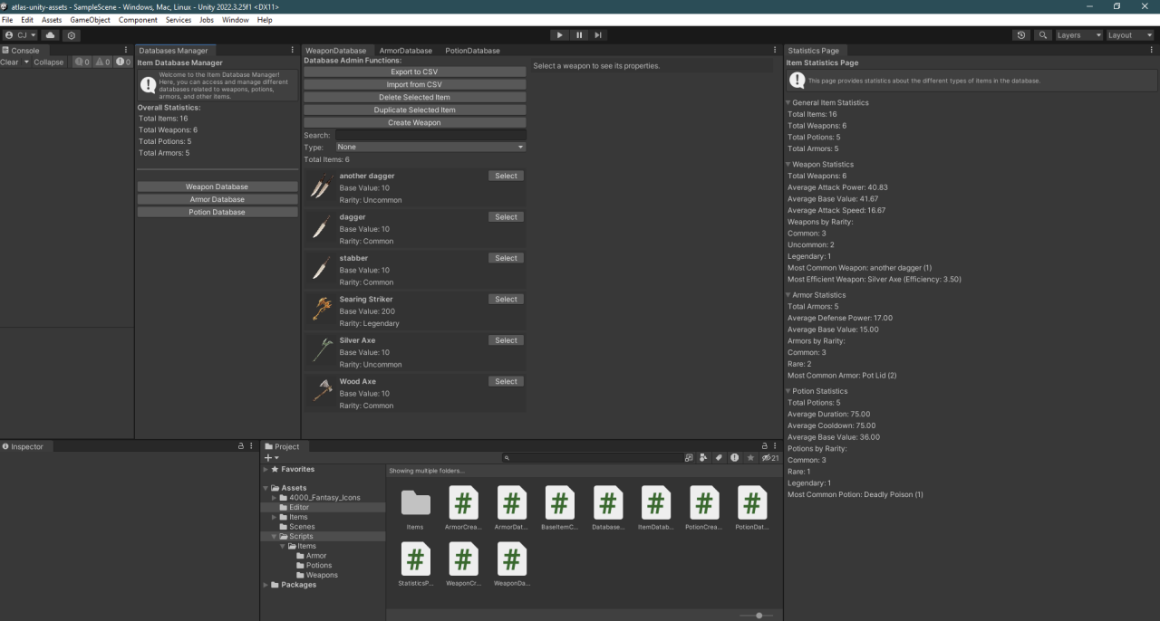 Learning Unity's Scriptable Objects for Efficient Game Data Management Learning Unity's Scriptable Objects for Efficient Game Data Management