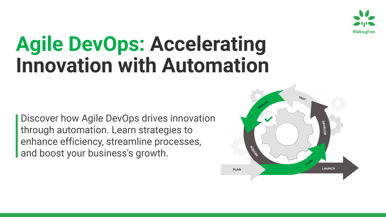 Agile DevOps: Accelerating Innovation with Automation Agile DevOps: Accelerating Innovation with Automation