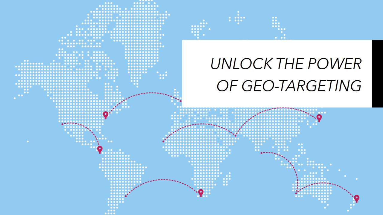 The Power of Geo-Targeting The Power of Geo-Targeting