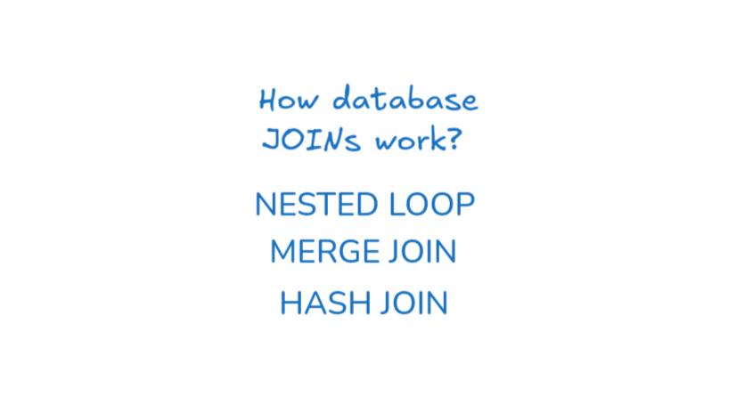 Hiểu về Nested Loop, Merge Join và Hash Join trong Database Hiểu về Nested Loop, Merge Join và Hash Join trong Database