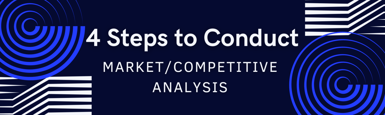 4 steps to conduct Market/Competitive Analysis. 4 steps to conduct Market/Competitive Analysis.