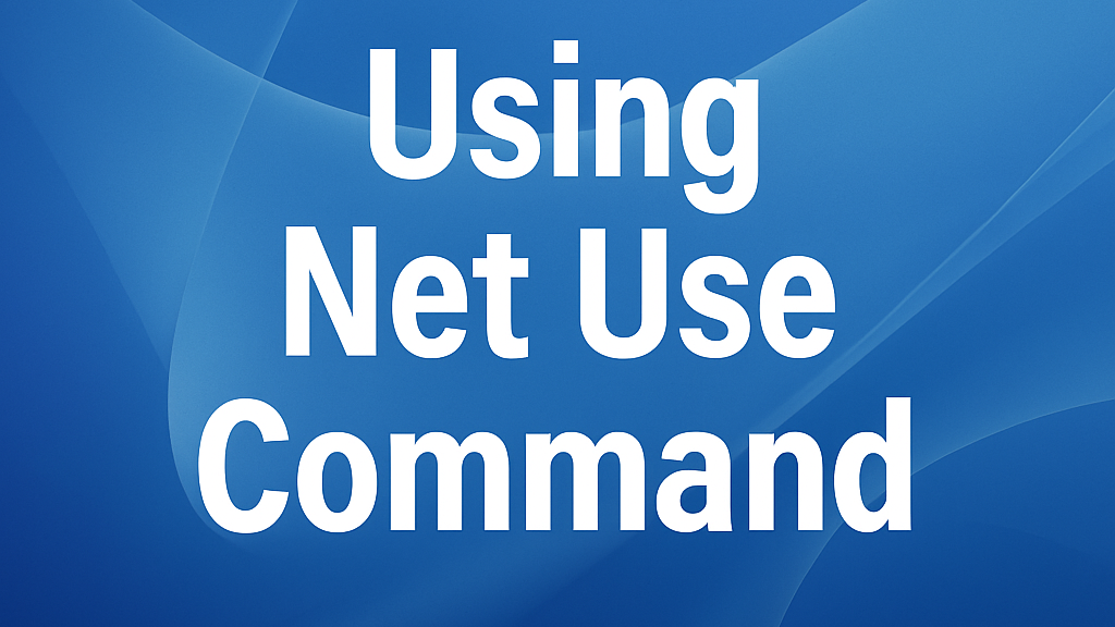 Net Use Command (Windows 11) Net Use Command (Windows 11)