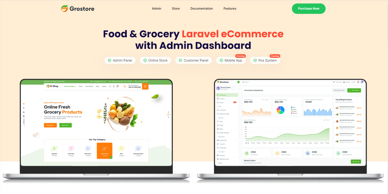 Efficient and User-Friendly eCommerce Solution: GroStore - Food ... Efficient and User-Friendly eCommerce Solution: GroStore - Food ...