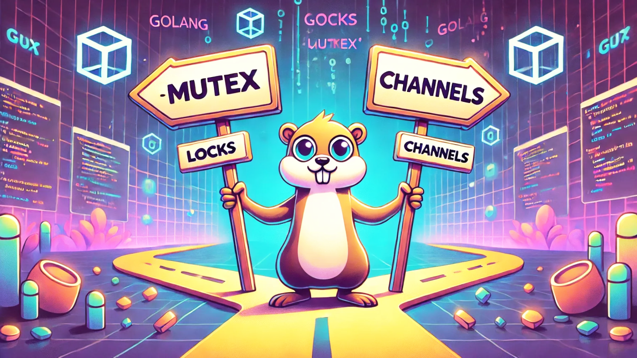 Golang Concurrency: When to use locks over channels and goroutines? Golang Concurrency: When to use locks over channels and goroutines?