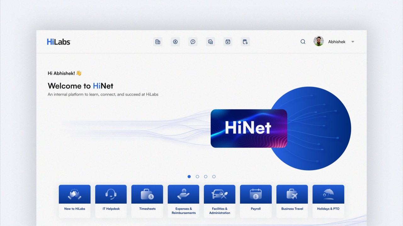 HiNet • An internal platform to learn, connect, and success. HiNet • An internal platform to learn, connect, and success.