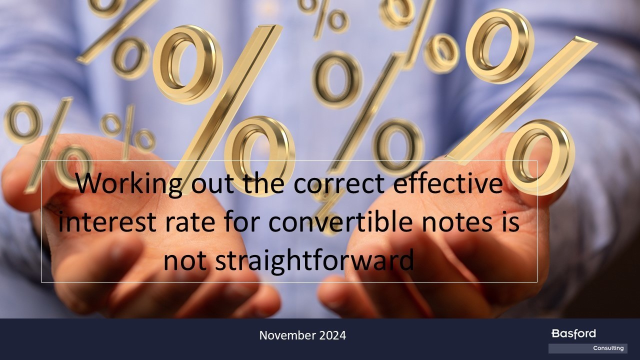 Working out the correct effective interest rate for convertible notes ... Working out the correct effective interest rate for convertible notes ...