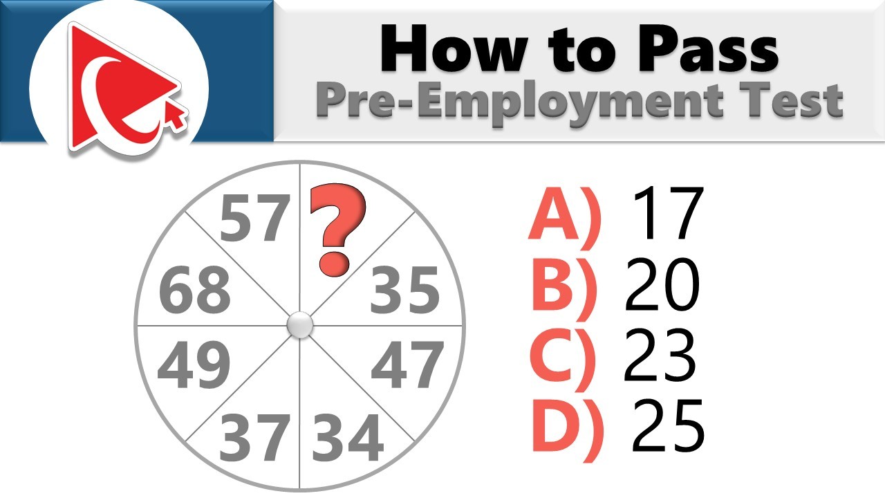 How to Pass Pre-Employment Assessment Test: Questions with Answers ... How to Pass Pre-Employment Assessment Test: Questions with Answers ...
