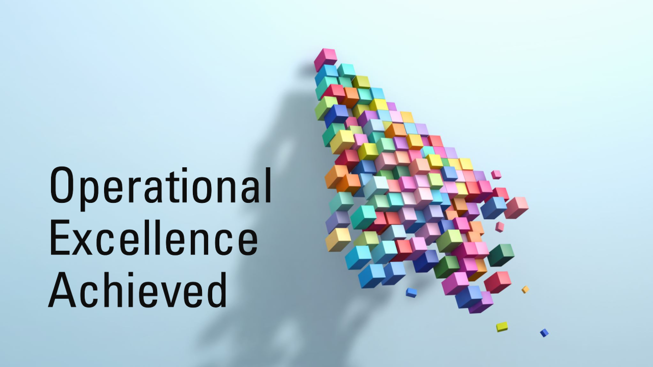 Achieving Operational Excellence Achieving Operational Excellence