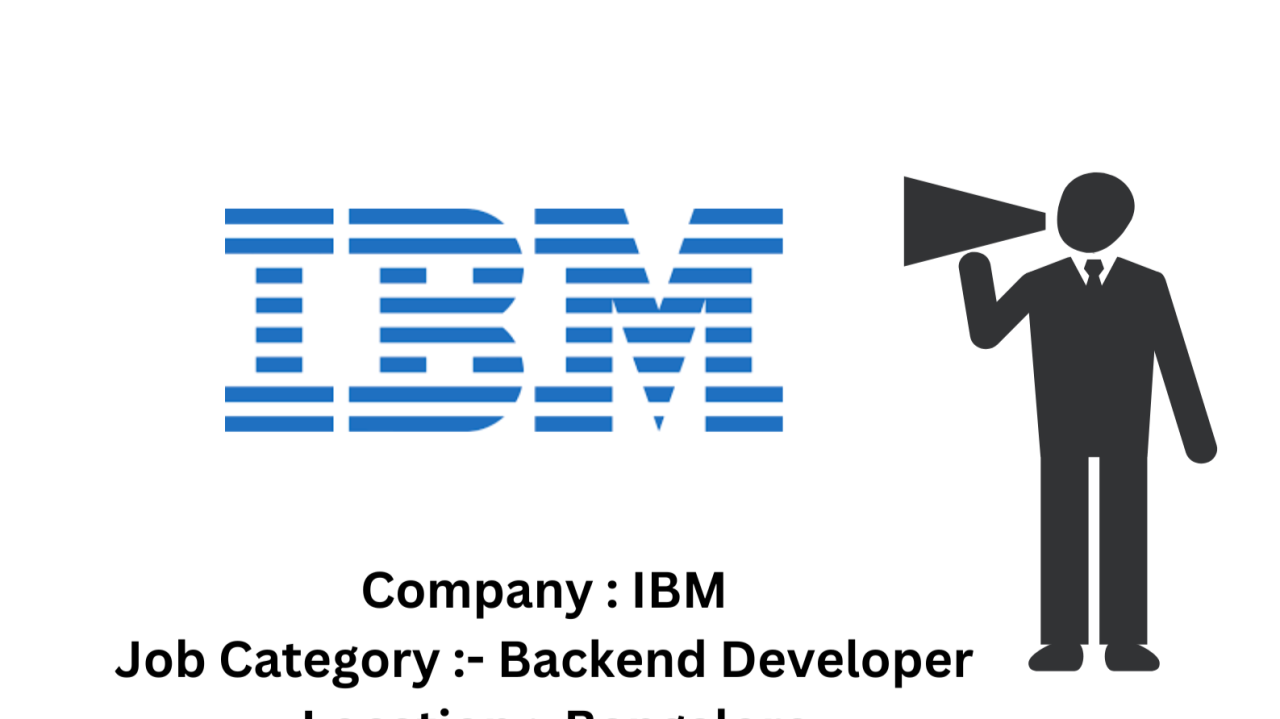 IBM Hiring Backend Developer Salary : Rs. 6 LPA - Rs. 10 LPA ... IBM Hiring Backend Developer Salary : Rs. 6 LPA - Rs. 10 LPA ...