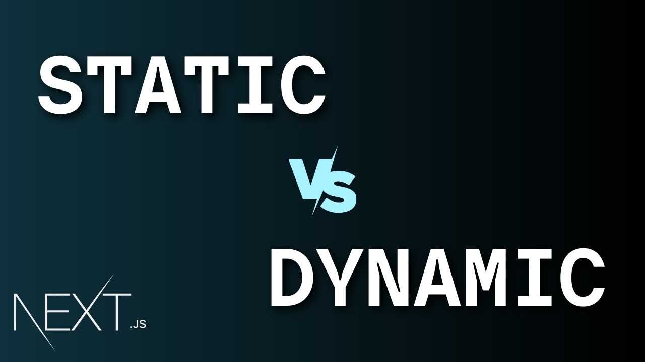 🚀 Understanding Static vs. Dynamic Rendering in Next.js 🚀 Understanding Static vs. Dynamic Rendering in Next.js