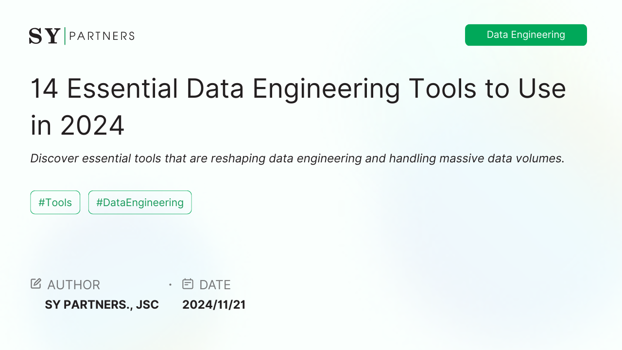 14 Essential Data Engineering Tools to Use in 2024 14 Essential Data Engineering Tools to Use in 2024