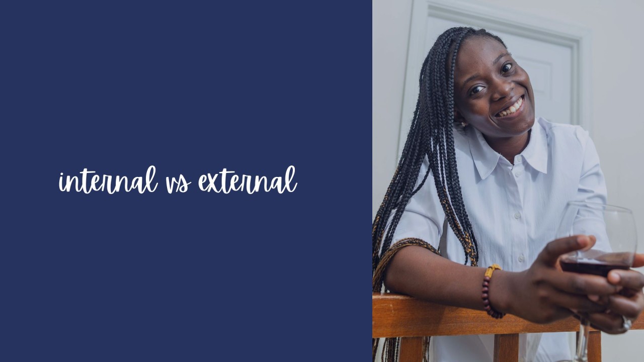 Internal vs. External Internal vs. External
