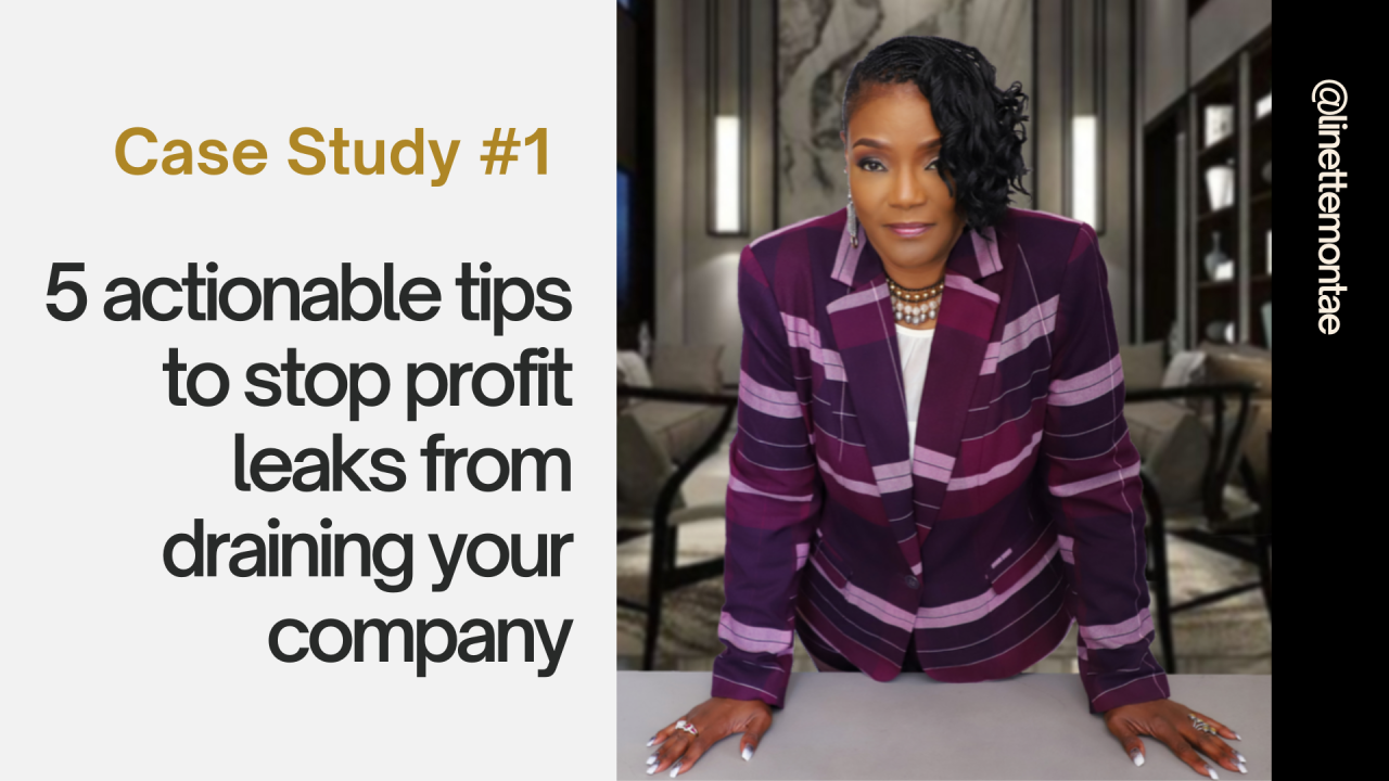 5 Actionable Tips to Stop Profit Leaks 5 Actionable Tips to Stop Profit Leaks