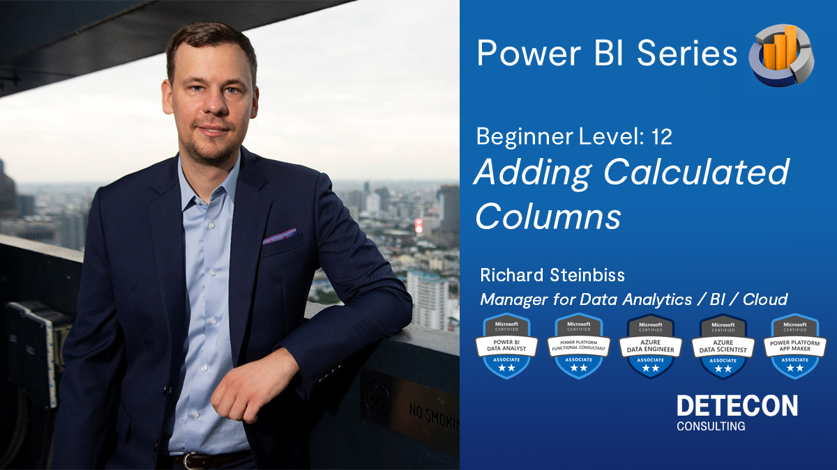 Power BI Beginner Level: 12 - Adding Custom Columns Power BI Beginner Level: 12 - Adding Custom Columns