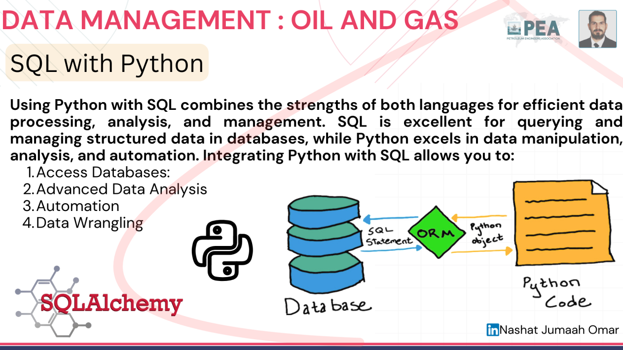 Unlock the Power of SQL and Python for Oil & Gas Data Unlock the Power of SQL and Python for Oil & Gas Data
