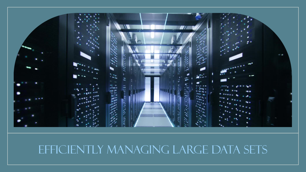 💠Handling Large Volumes of Data Efficiently: Techniques and Strategies ... 💠Handling Large Volumes of Data Efficiently: Techniques and Strategies ...