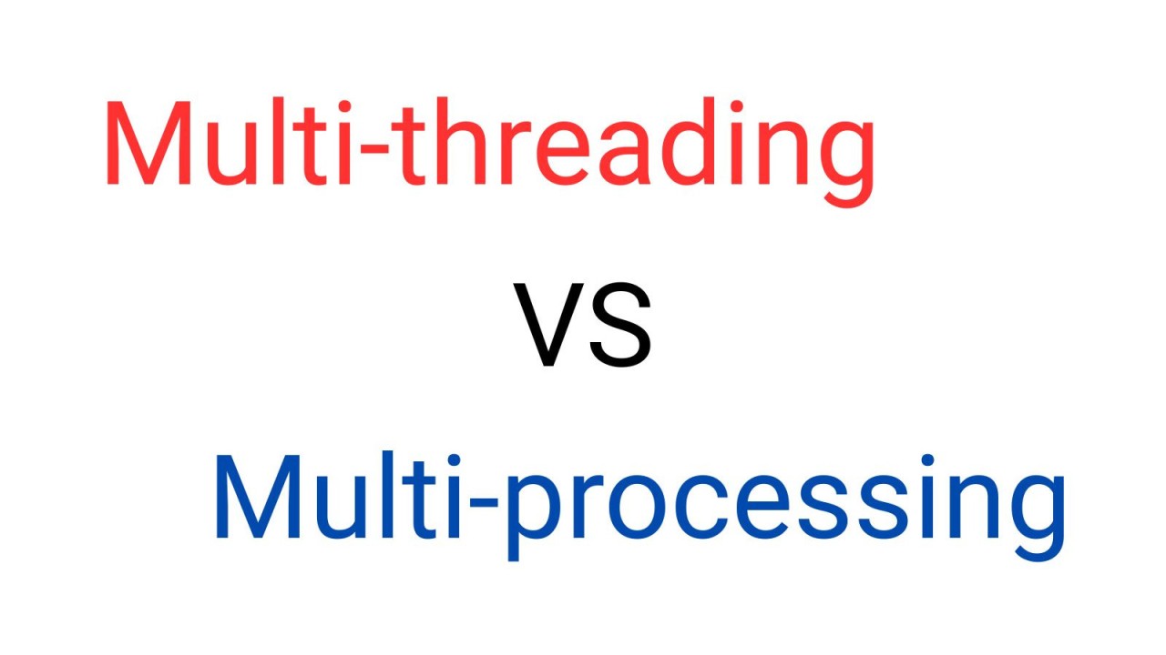 Multi-Threading VS Multi-Processing Multi-Threading VS Multi-Processing