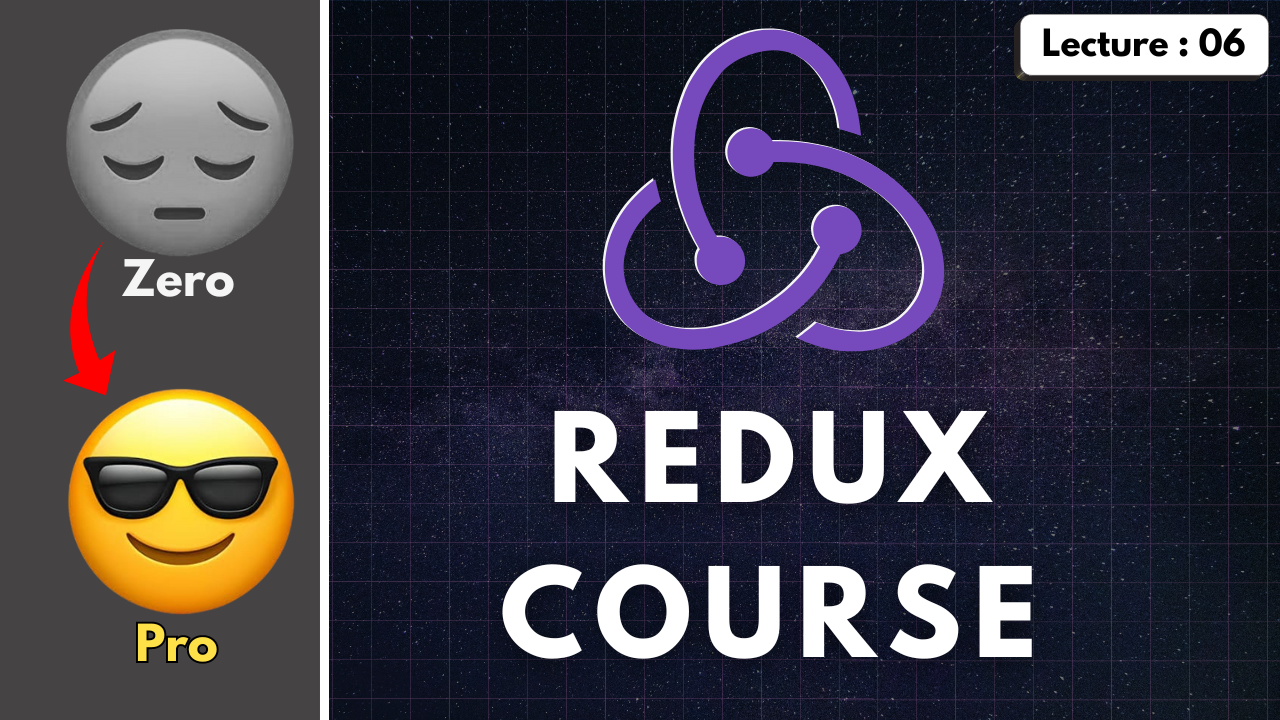 Lecture 06 : Getting Started with Redux Lecture 06 : Getting Started with Redux
