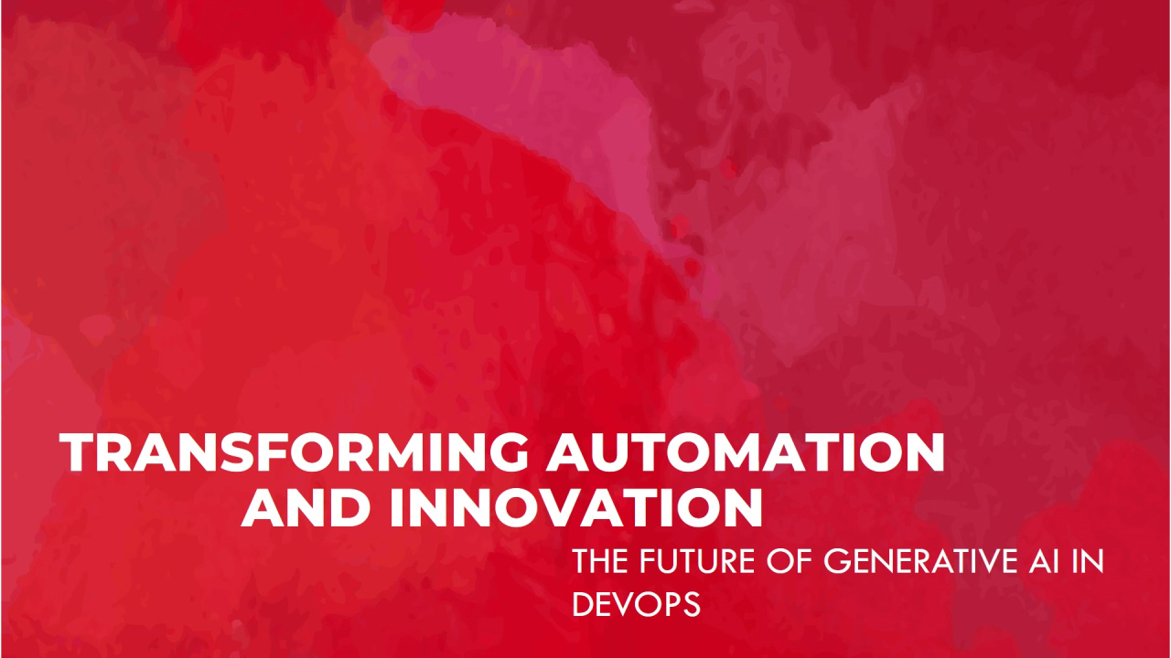 The Future of Generative AI in DevOps: Transforming Automation and ... The Future of Generative AI in DevOps: Transforming Automation and ...