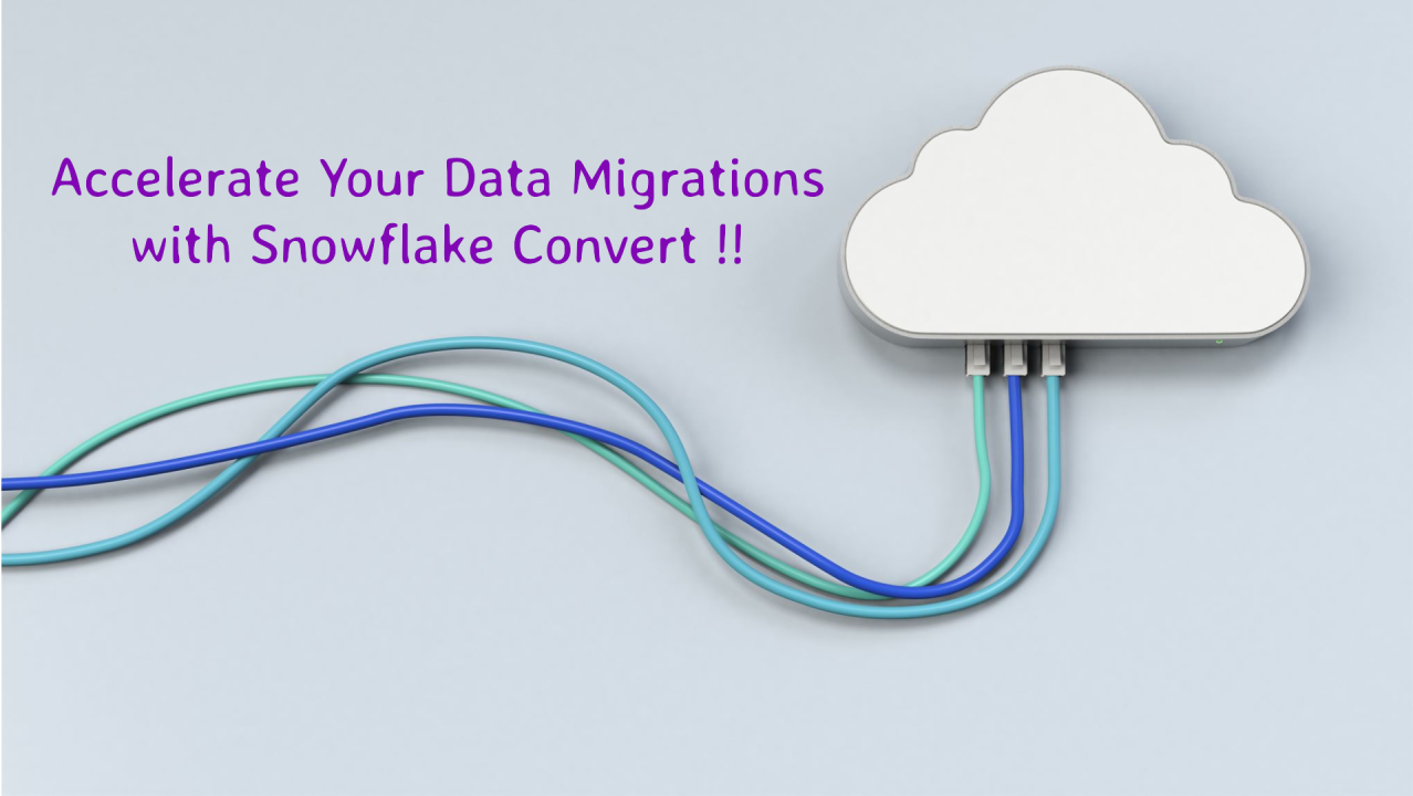 Accelerate Your Data Migrations with Snowflake Convert. Accelerate Your Data Migrations with Snowflake Convert.