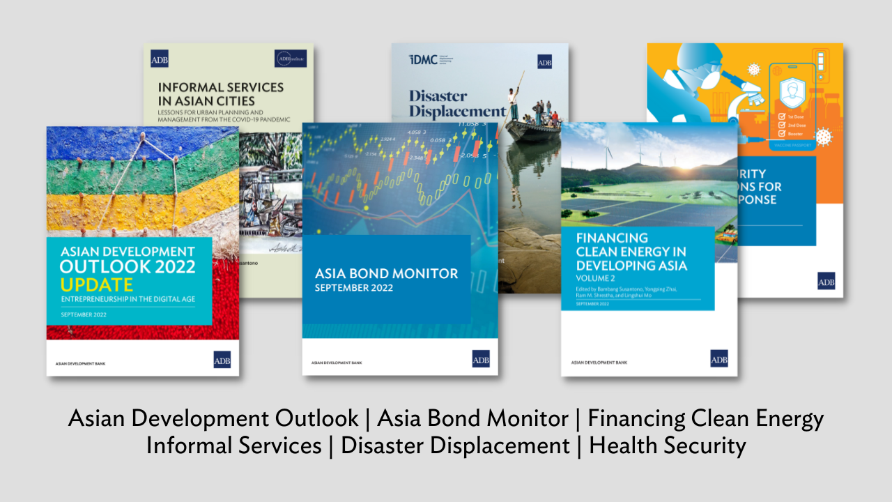 ADB Publications - Sep 2022 | 28 titles ADB Publications - Sep 2022 | 28 titles