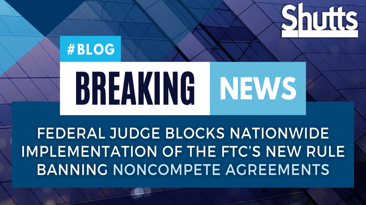 Breaking News: Federal Judge Blocks Nationwide Implementation of the ... Breaking News: Federal Judge Blocks Nationwide Implementation of the ...