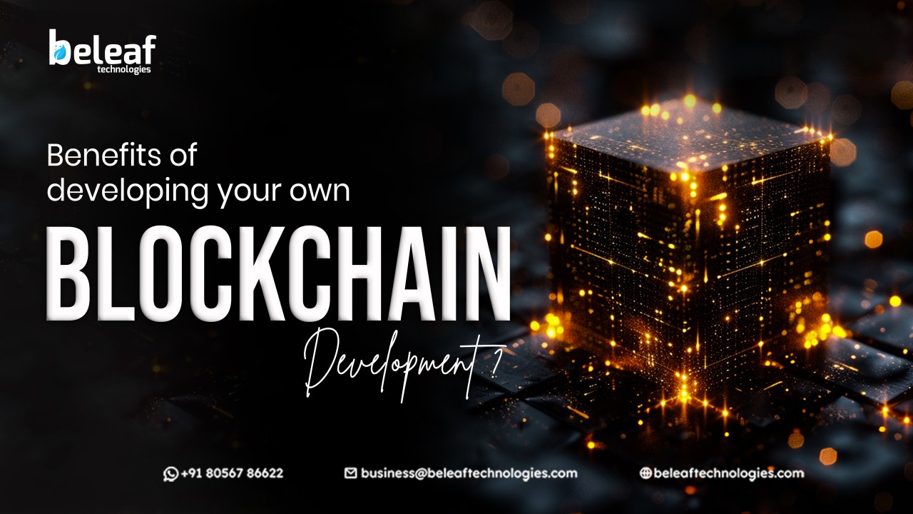 Benefits of developing your Own Blockchain Development Benefits of developing your Own Blockchain Development