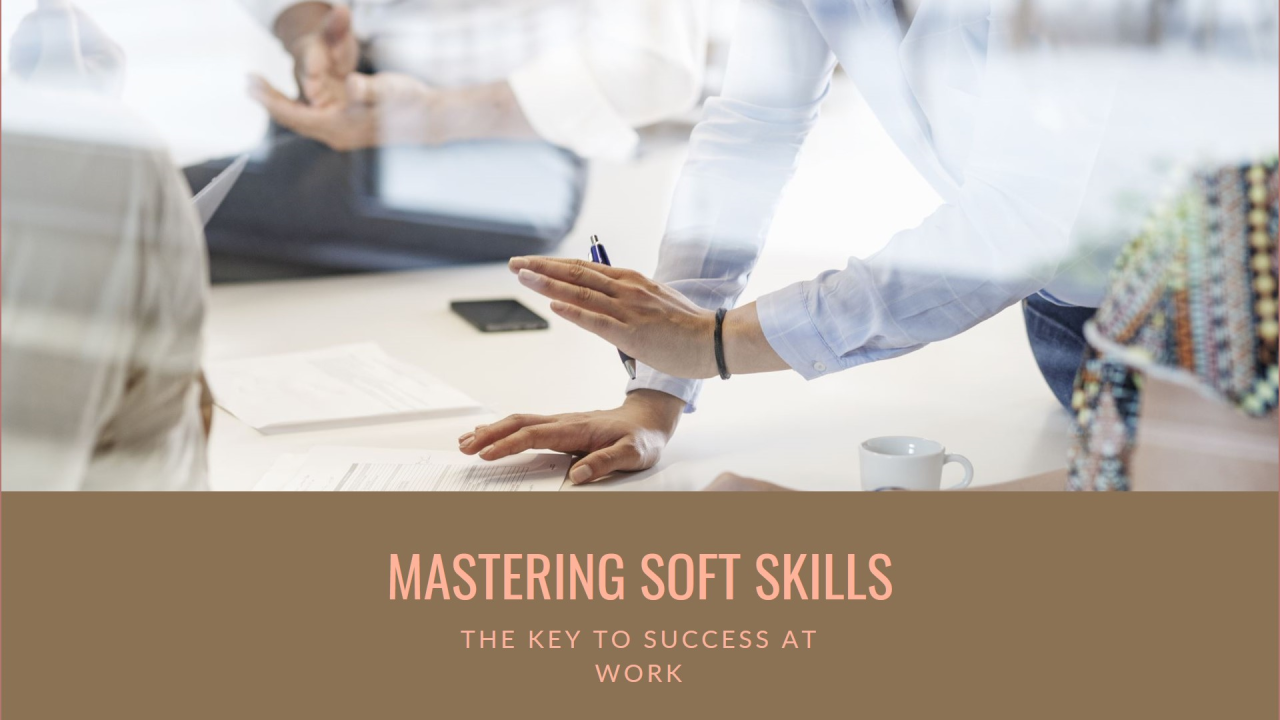 Mastering Soft Skills for Career Success Mastering Soft Skills for Career Success