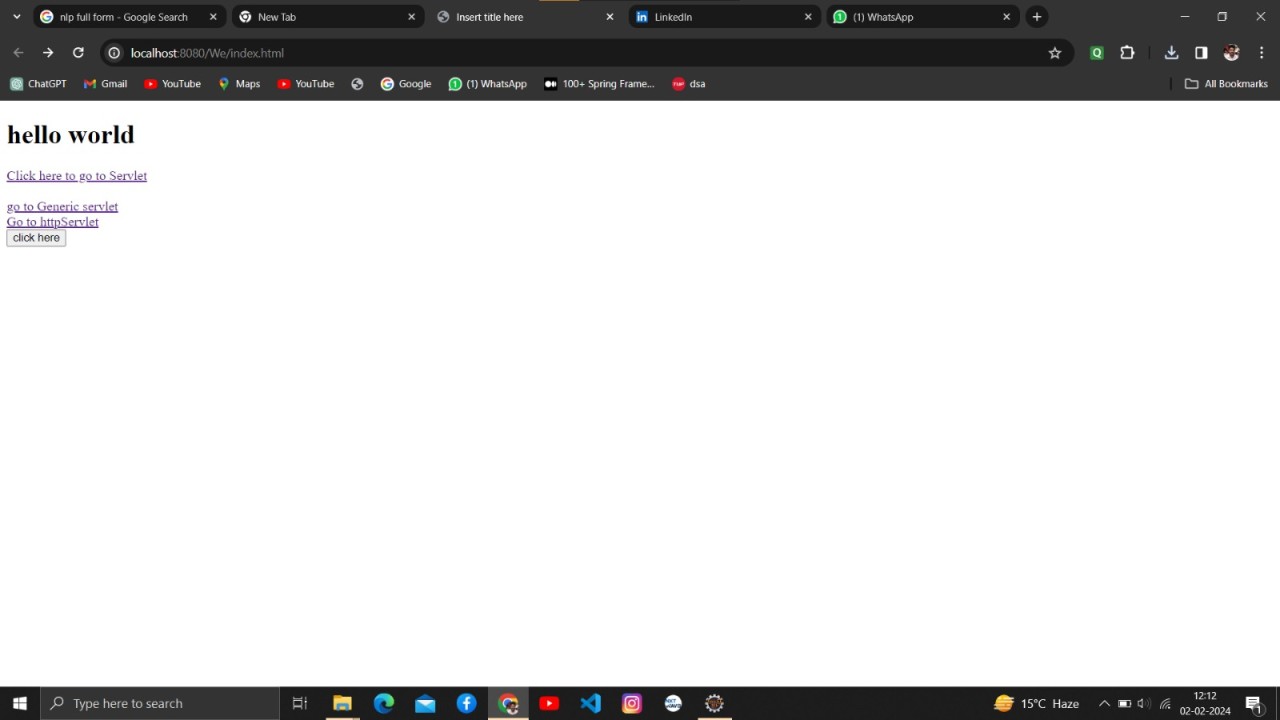 Servlet & Jsp Servlet & Jsp