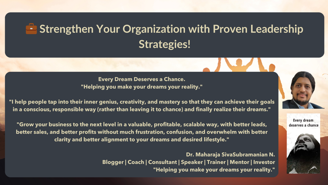 💼 Strengthen Your Organization with Proven Leadership Strategies! 💼 Strengthen Your Organization with Proven Leadership Strategies!