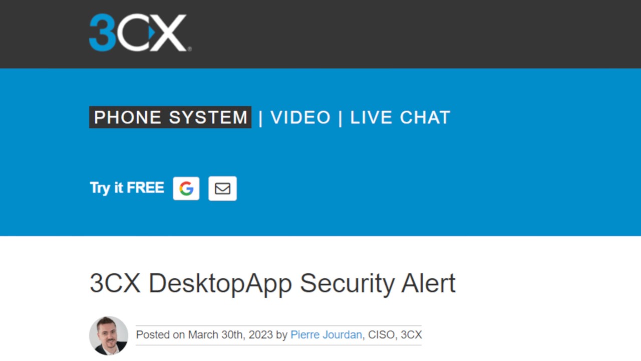 Rare 4th Party Cyber Breach via 3CX and Trading Technologies linked to ... Rare 4th Party Cyber Breach via 3CX and Trading Technologies linked to ...