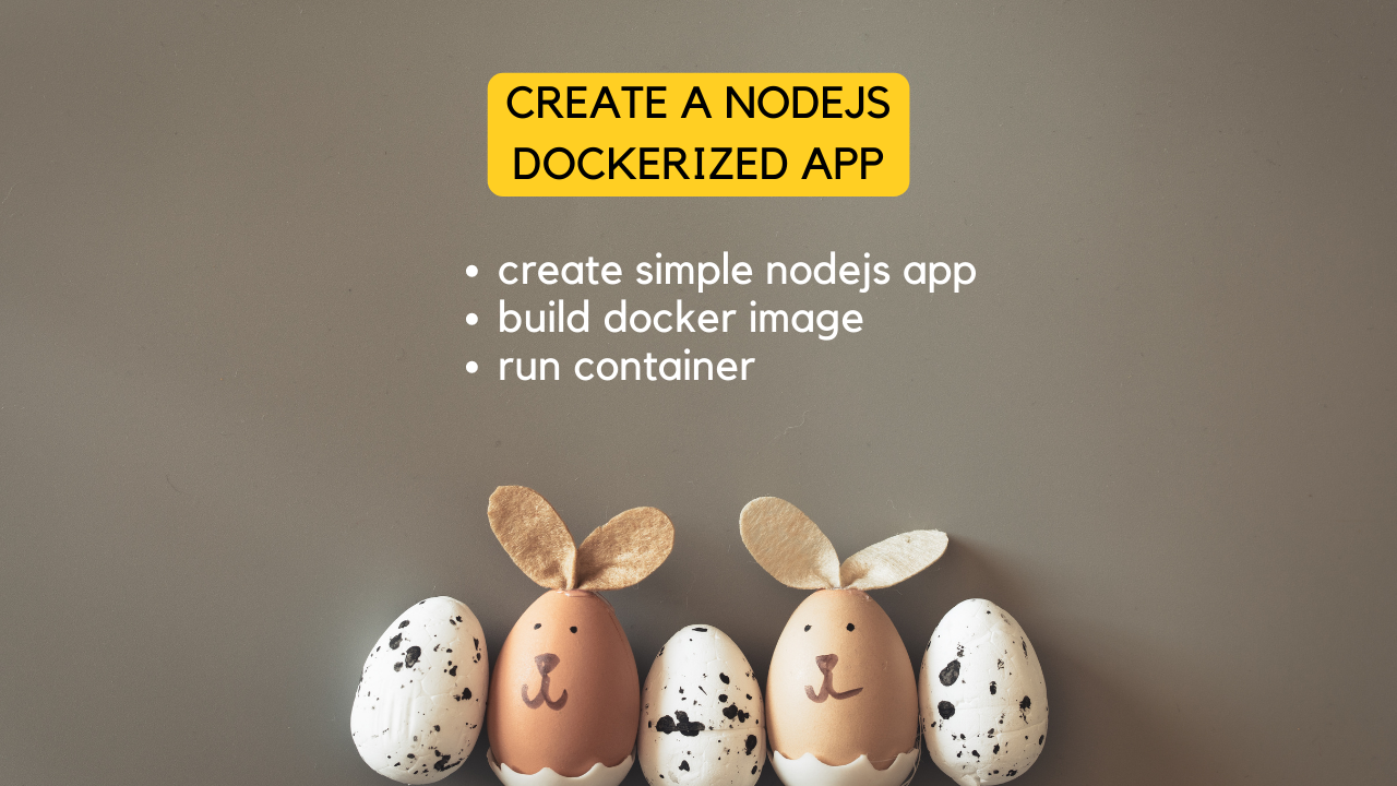 Dockerize a nodejs App Dockerize a nodejs App