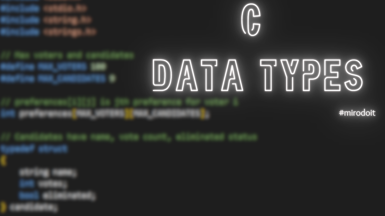 Why Data Types Matter: The Key to Mastering C Programming Why Data Types Matter: The Key to Mastering C Programming