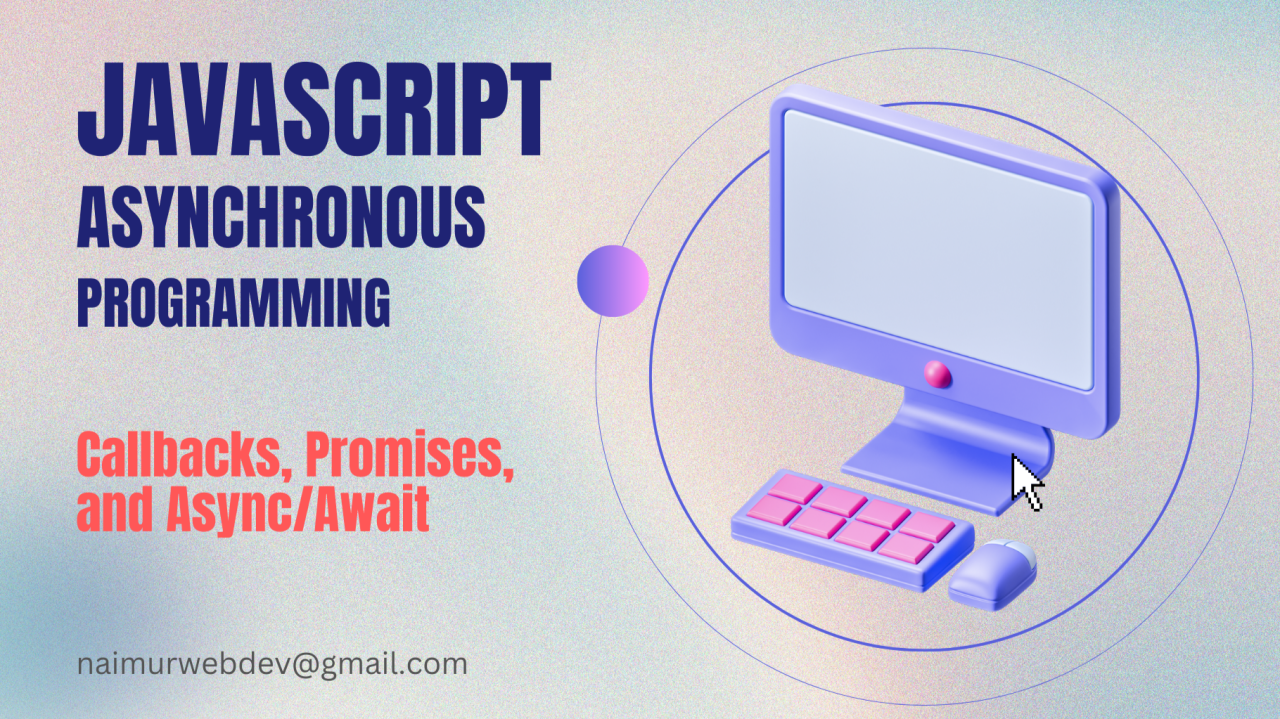 JavaScript Asynchronous Programming: Callbacks, Promises, and Async/Await JavaScript Asynchronous Programming: Callbacks, Promises, and Async/Await