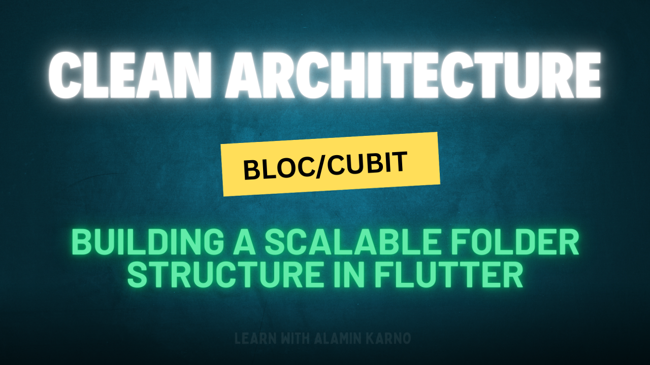 Building a Scalable Folder Structure in Flutter Using Clean ... Building a Scalable Folder Structure in Flutter Using Clean ...
