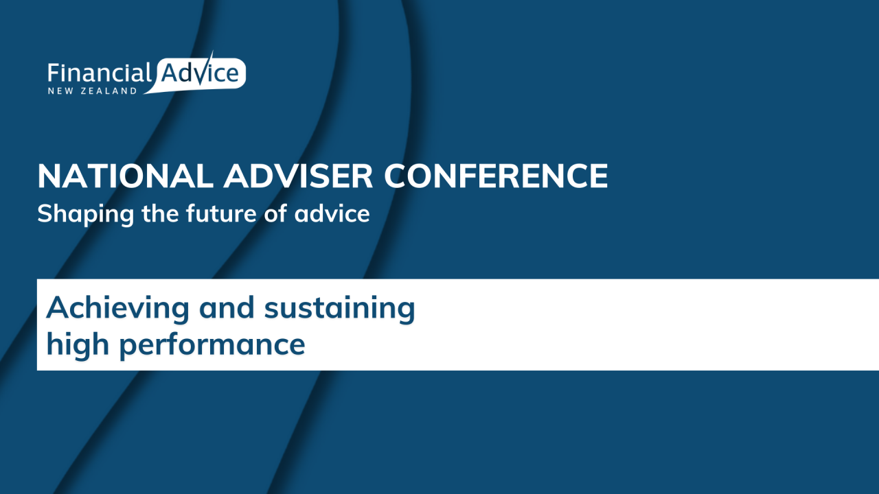 Achieving and sustaining high performance Achieving and sustaining high performance