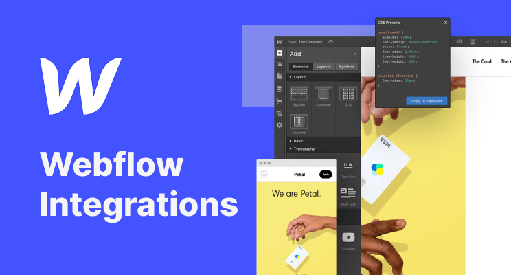 Streamlining Your Workflow: A Guide to Webflow Integrations Streamlining Your Workflow: A Guide to Webflow Integrations