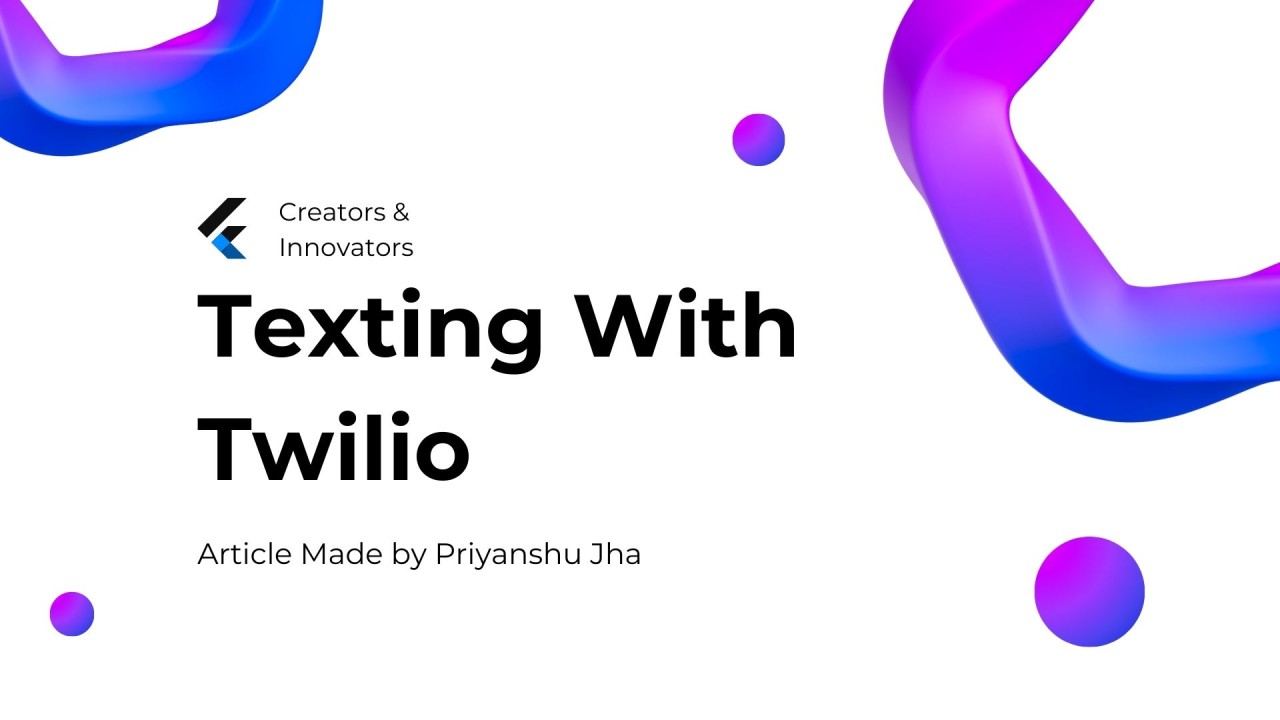 Texting Made Easy: Python and Twilio Texting Made Easy: Python and Twilio
