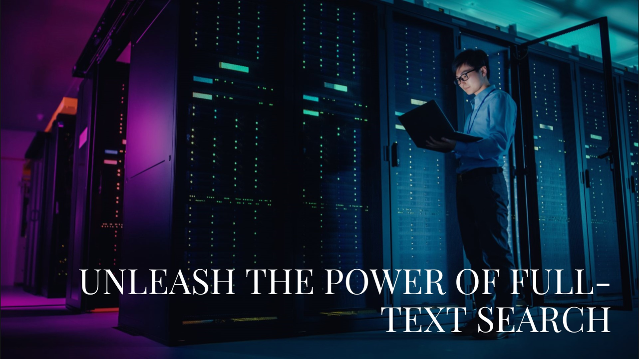 Full-Text Search Capabilities in MySQL Full-Text Search Capabilities in MySQL