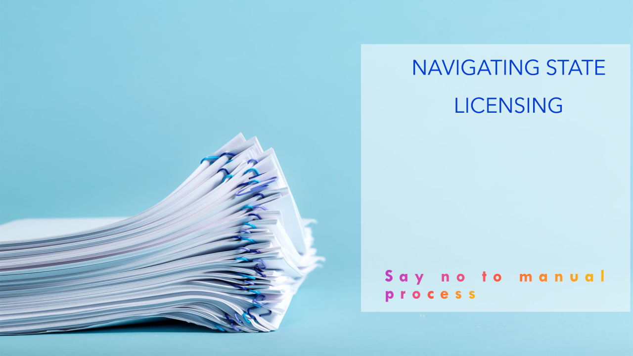State Licensing State Licensing
